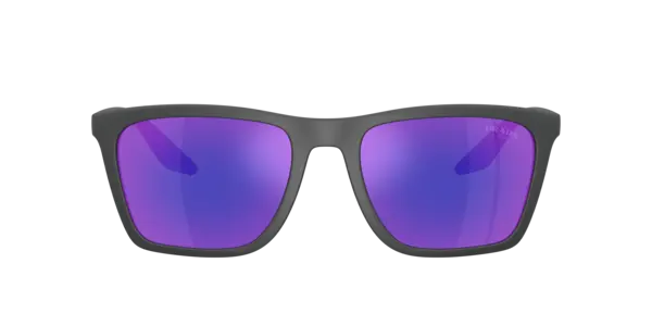 Prada Sunglasses With Polarized Lens - Dark Blue Mirror Violet