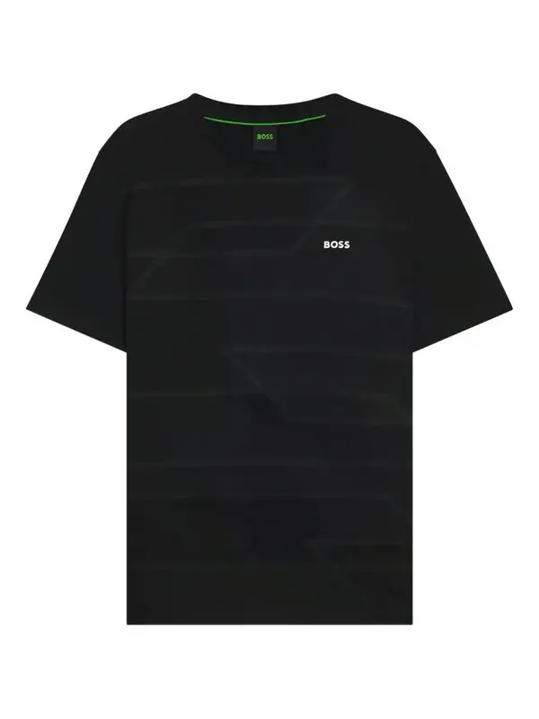 BOSS Geometric-pattern Short-sleeve T-shirt