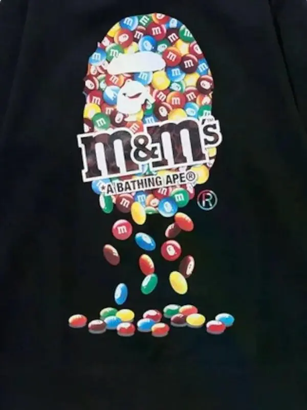 A BATHING APE X M&m's Crew-neck Sweatshirt - Black