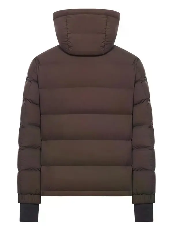 Moncler Hooded Ski Jacket - Brown
