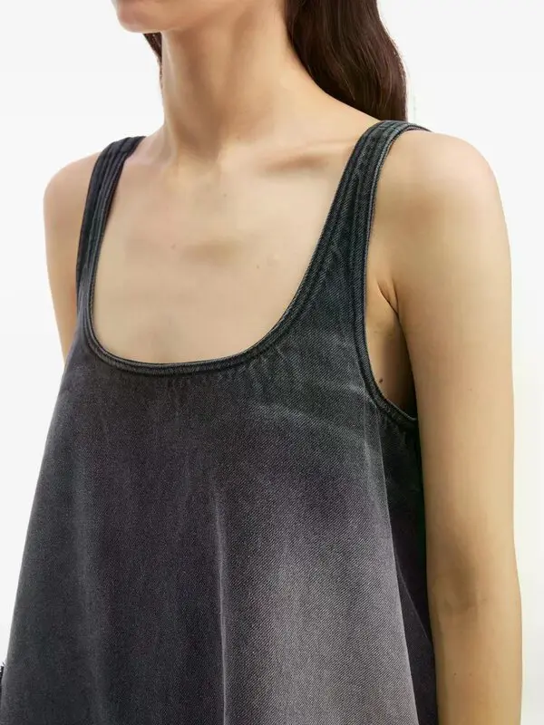 Simone Rocha Beaded Appliqué Mini Dress - Grey