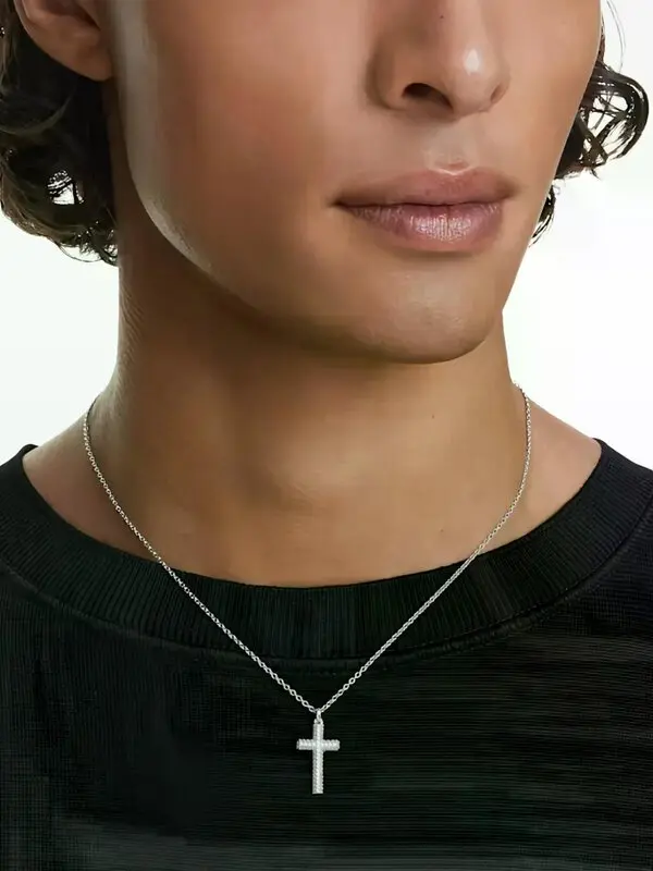 SWAROVSKI Crystal-embellished Cross Pendant Necklace