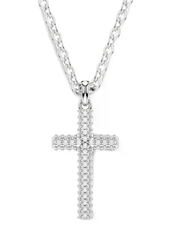 SWAROVSKI Crystal-embellished Cross Pendant Necklace
