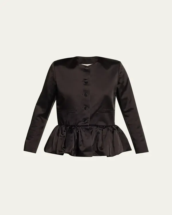 LIBEROWE Single-breasted Peplum Jacket