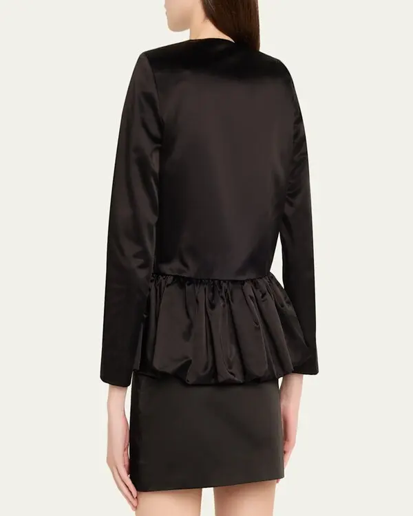 LIBEROWE Single-breasted Peplum Jacket