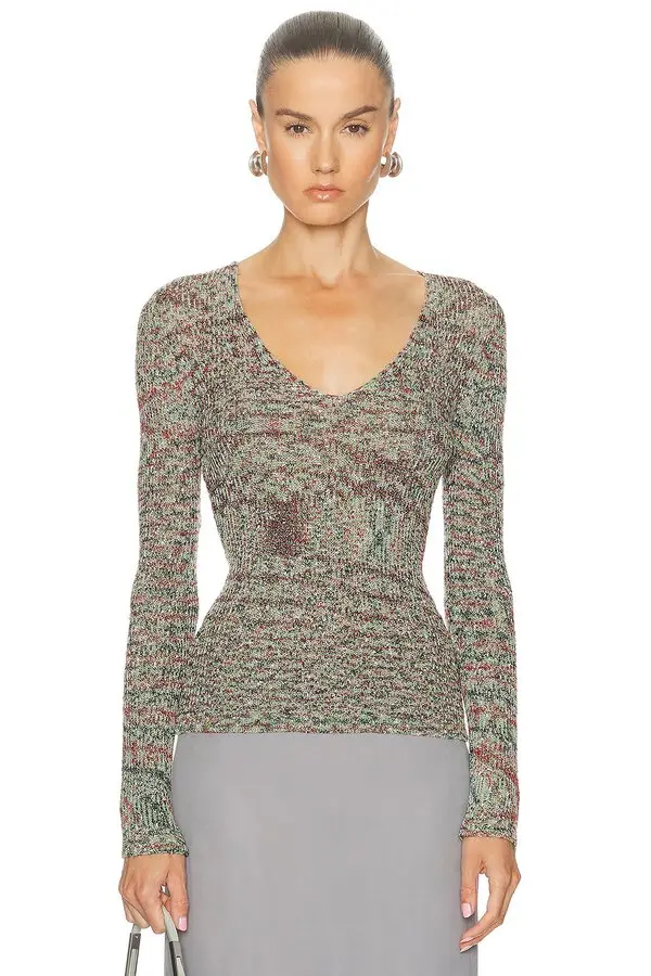 Missoni Deep V-neck Knit Top