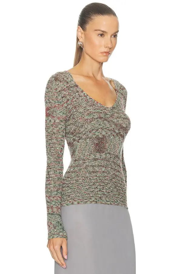 Missoni Deep V-neck Knit Top