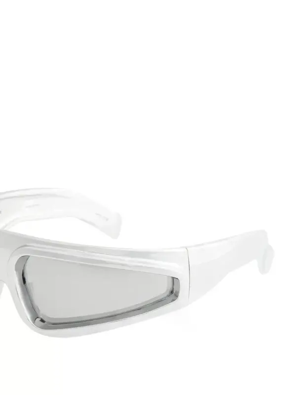 Rick Owens Geometric-frame Sunglasses - Grey