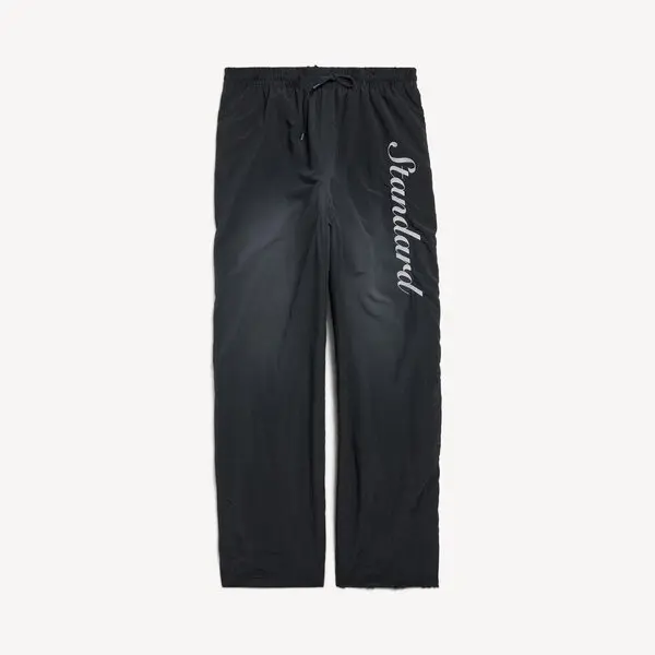Balenciaga Standard Script Large Tracksuit Pants In Technical Fabric
