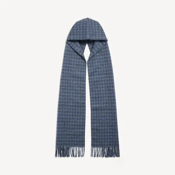 Balenciaga Hooded Scarf - Blue