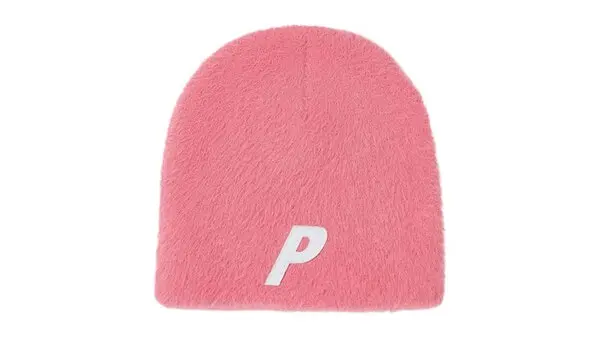 PALACE Faux Mohair Beanie - Posh Pink