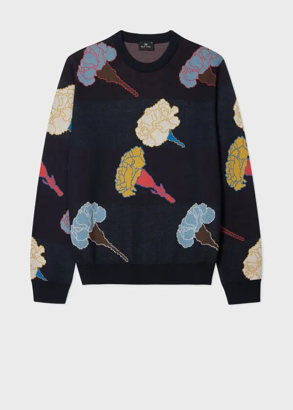 Paul Smith Carnation' Knitted Sweater