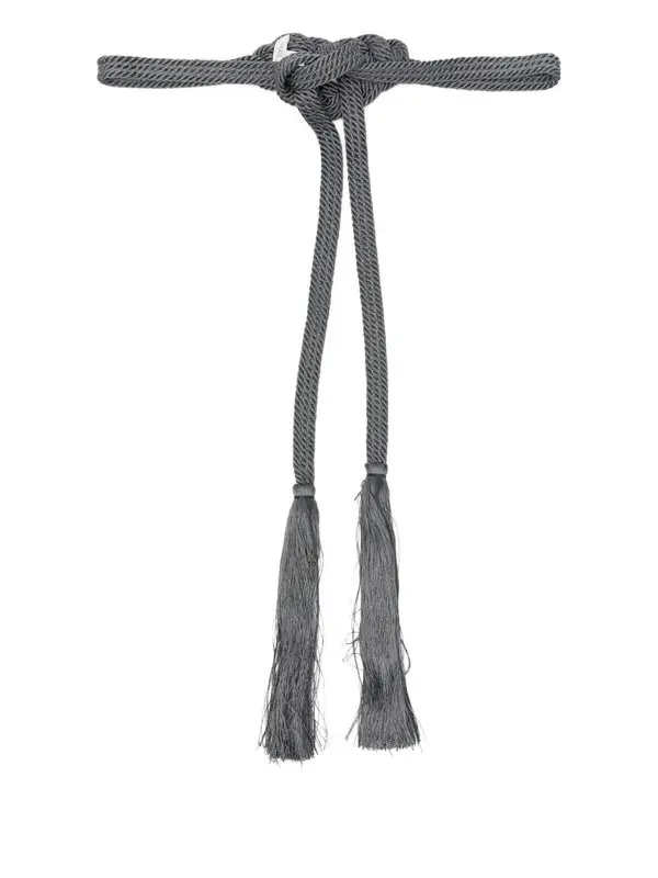 FORTE_FORTE Tassels Belt - Grey