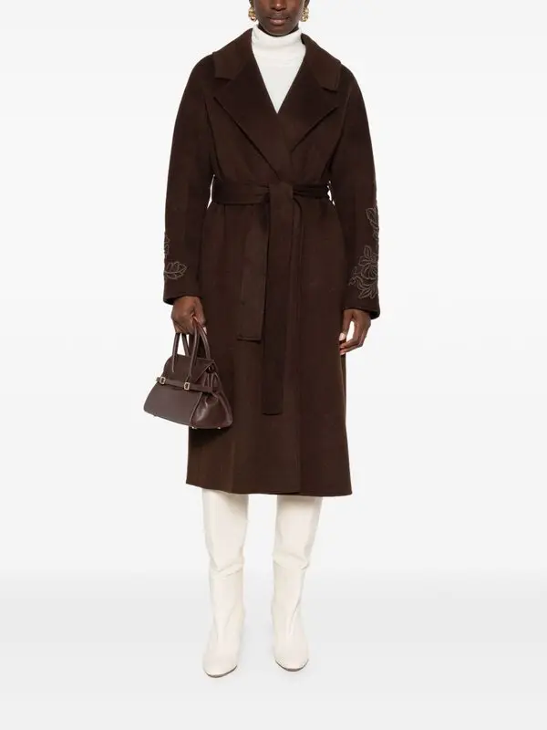 Ermanno Scervino Belted Long Coat
