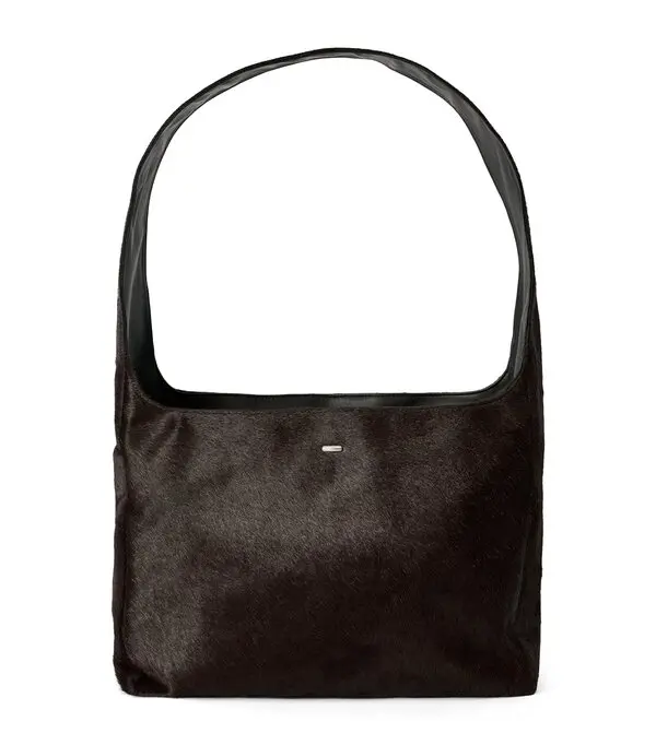 Our Legacy Grande Hair Hide Brick Bag - Brown