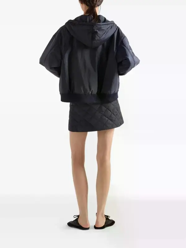 Prada Quilted Mini Skirt - Black