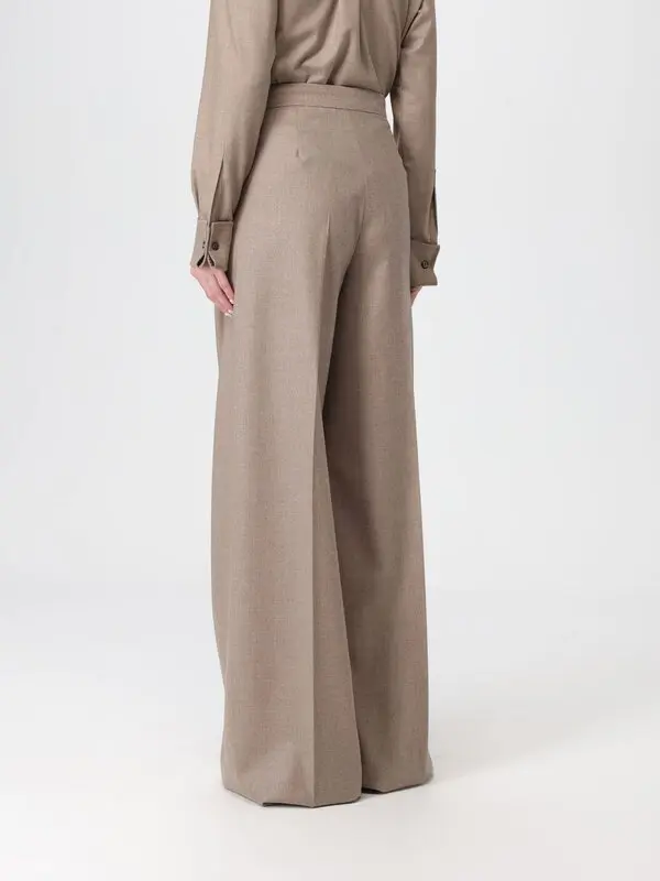 Max Mara Wide-leg Trousers - Dove Grey