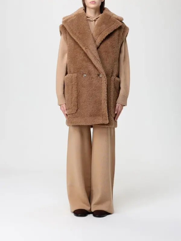 Max Mara Sleeveless Fur Coat