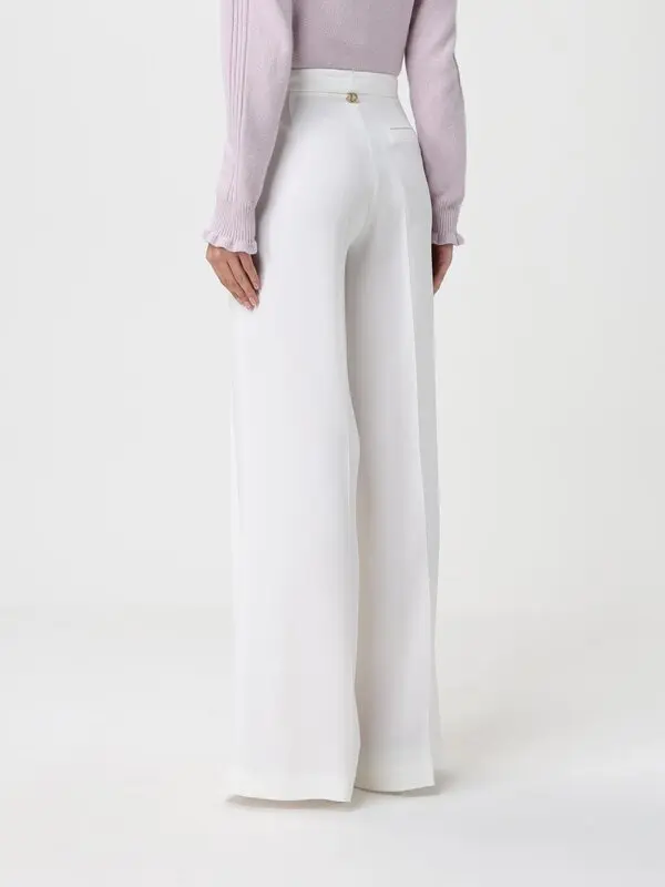 TWINSET Wide Leg Pants - White