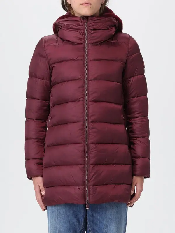 SAVE THE DUCK Quilted Jacket - Wine