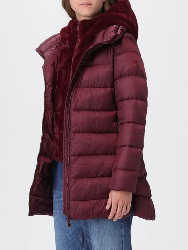 SAVE THE DUCK Quilted Jacket - Wine
