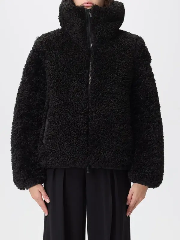 SAVE THE DUCK Fur Coat - Black