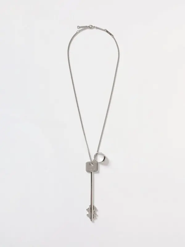 Rabanne Key Pendant Necklace - Silver