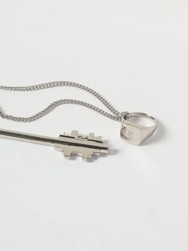 Rabanne Key Pendant Necklace - Silver