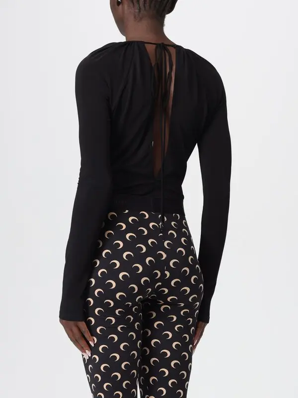 MARINE SERRE Long Sleeve Top With Embellishment