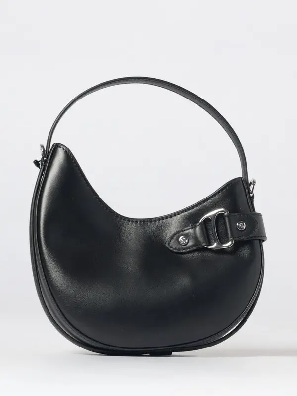 Ralph Lauren Mini Bag With Top Handle And Chain Strap - Black
