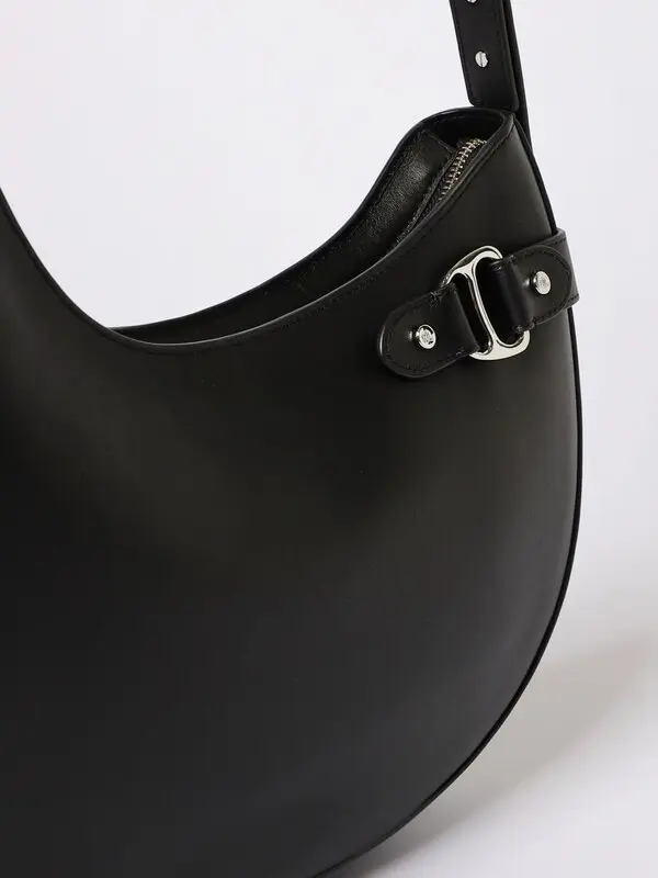 Ralph Lauren Leather Shoulder Bag - Black