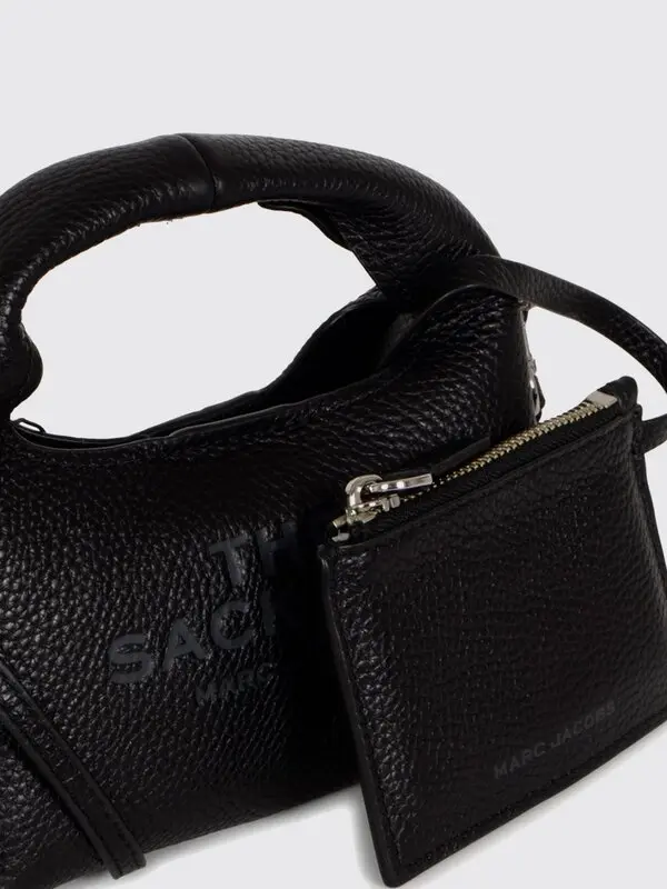 Marc Jacobs The Sack Mini Hammered Top Handle Bag - Black