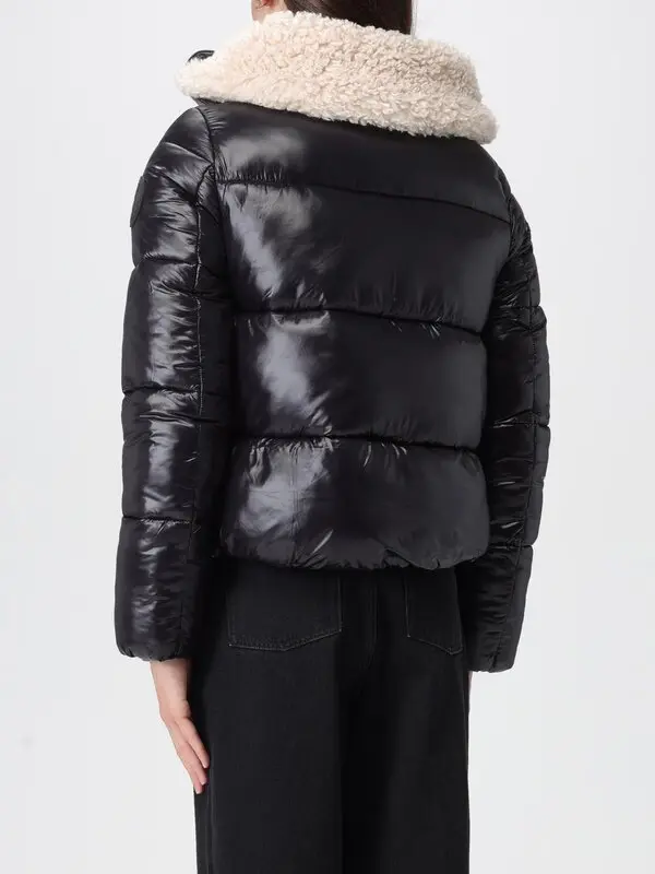 SAVE THE DUCK Puffer Jacket With Fur Trim