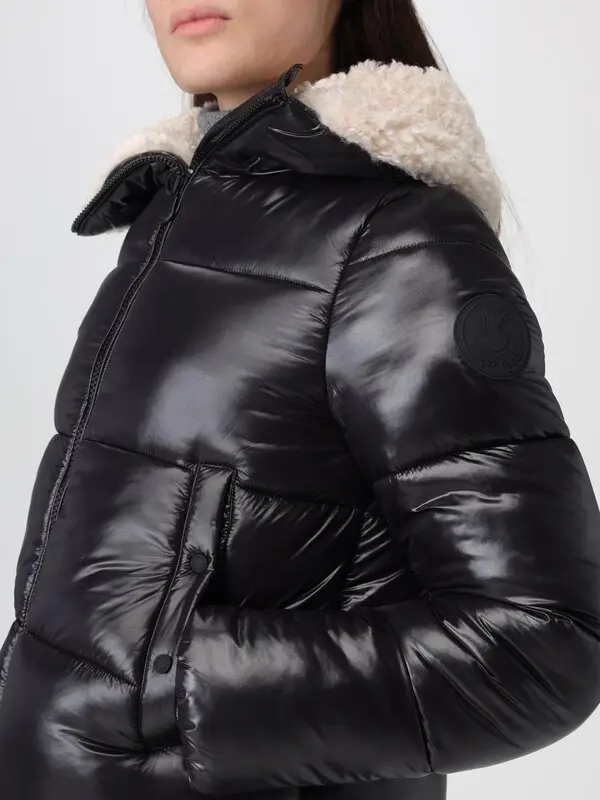 SAVE THE DUCK Puffer Jacket With Fur Trim