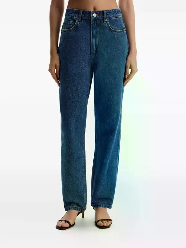 12 STOREEZ Mom-fit Straight-leg Jeans