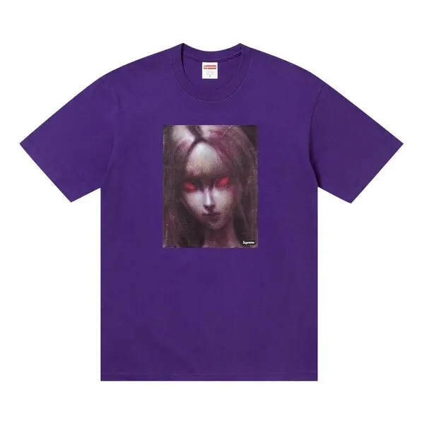 Supreme Red Eyes Tee - Purple