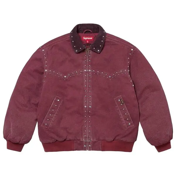 Supreme X B.b. Simon Studded Work Jacket - Red
