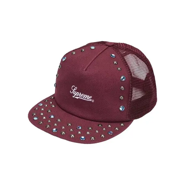 Supreme X B.b. Simon Studded 6-panel Cap - Red