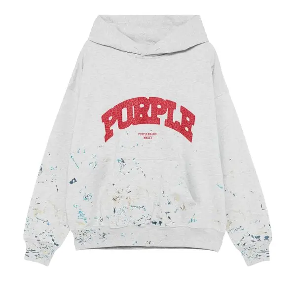 PURPLE BRAND Mwt Fleece Pullover Hoodie