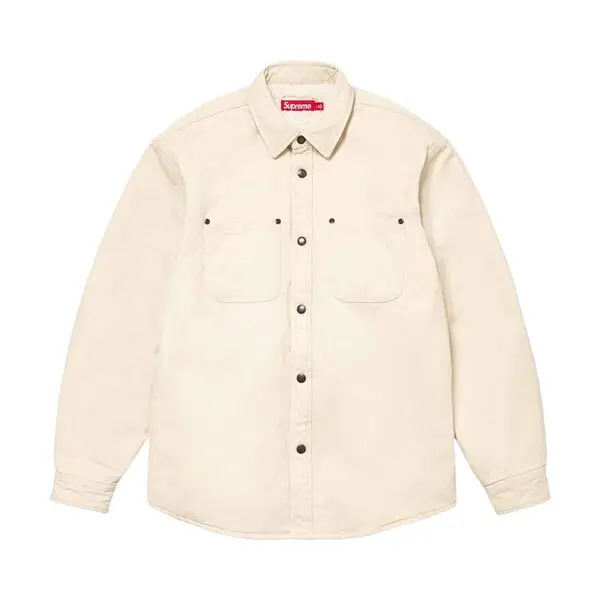 Supreme Faux Shearling Lined Work Shirt