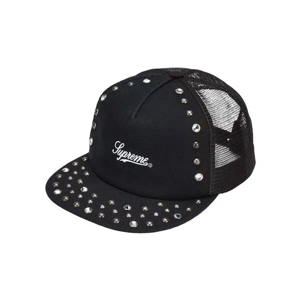 Supreme X B.b. Simon Studded Canvas 6-panel Cap - Black