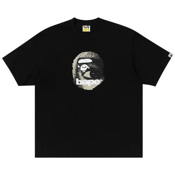 A BATHING APE Ape Head Relaxed Fit Tee - Black