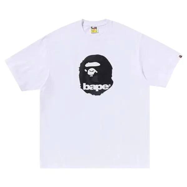 A BATHING APE Ape Head Relaxed Fit Tee - White