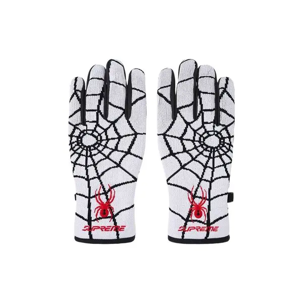Supreme X Spyder Gloves - White