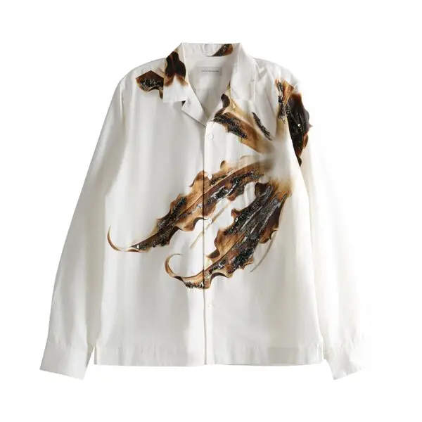 Dries Van Noten Carlty Embellished Shirt - Tan
