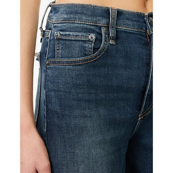 Rag & Bone Flexi Sofie Ankle Wide-leg Denim Jeans - Ness