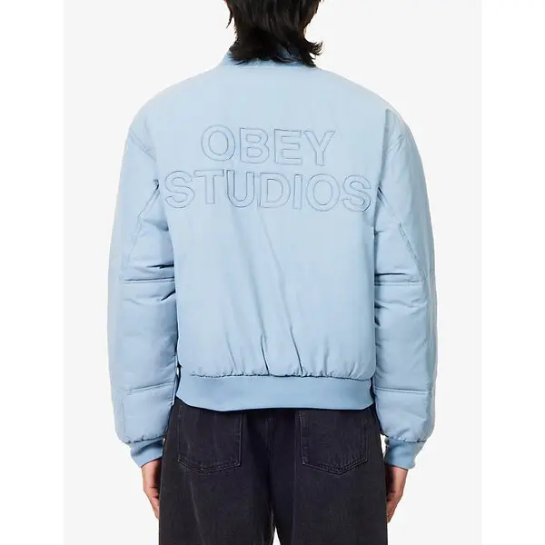 Obey Studios Ma1 Puffer Bomber Jacket