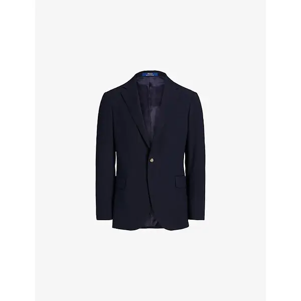 Polo Ralph Lauren Single-breasted Wool-blend Blazer