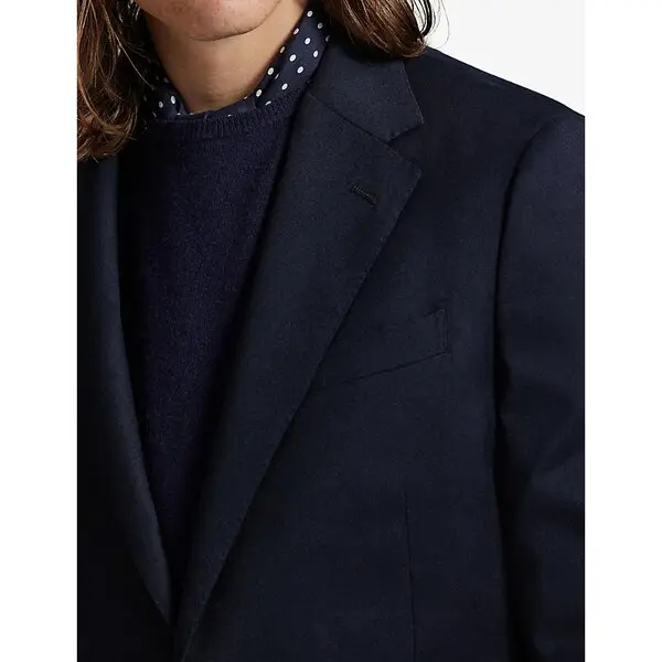 Polo Ralph Lauren Single-breasted Wool-blend Blazer