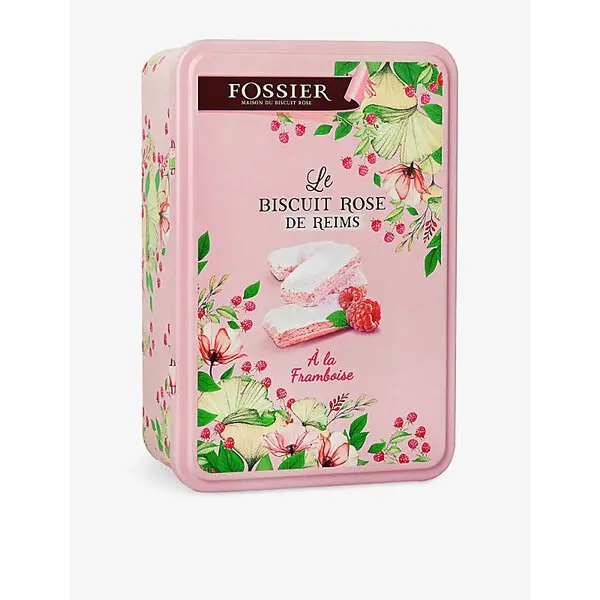 FOSSIER Raspberry Le Biscuit Rose De Reims Biscuit Tin 150g - One-color